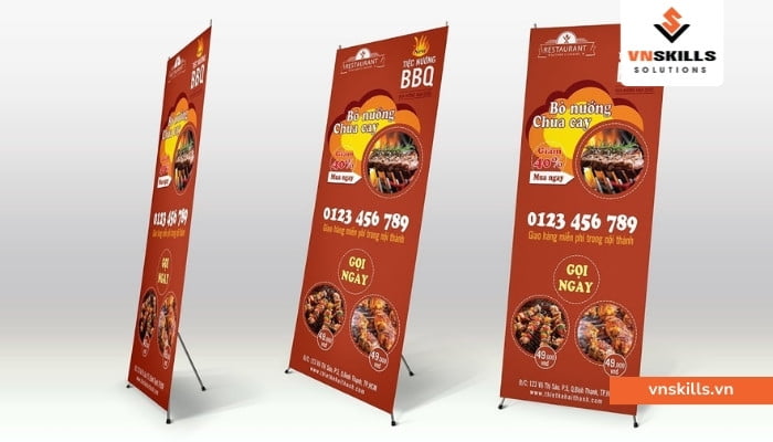 Thiết kế standee đẹp, chuyên nghiệp tại VnSkills Solutions - Vnskills ...
